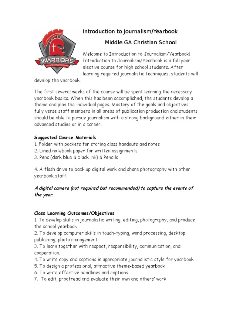 High School Yearbook Journalism | PDF | Online And Offline | Websites