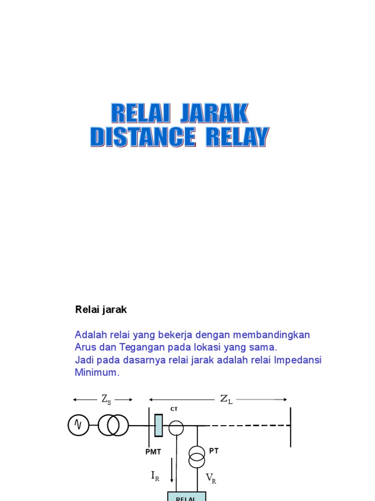 Distance Relay | PDF