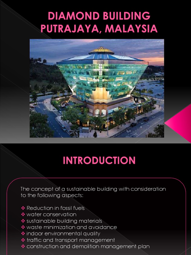 Sustainable Design of Diamond Building | PDF | Photovoltaics | Green ...