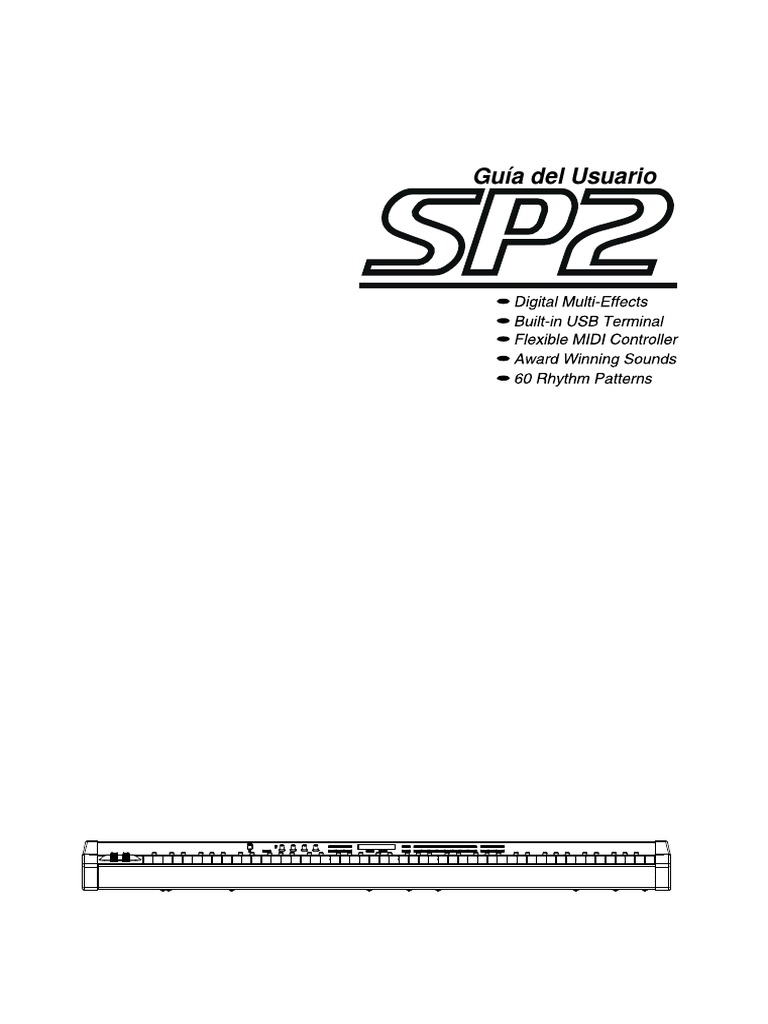 SP2 Español Manual Ver 1.8.2 Final | PDF | Usb | Rhythm