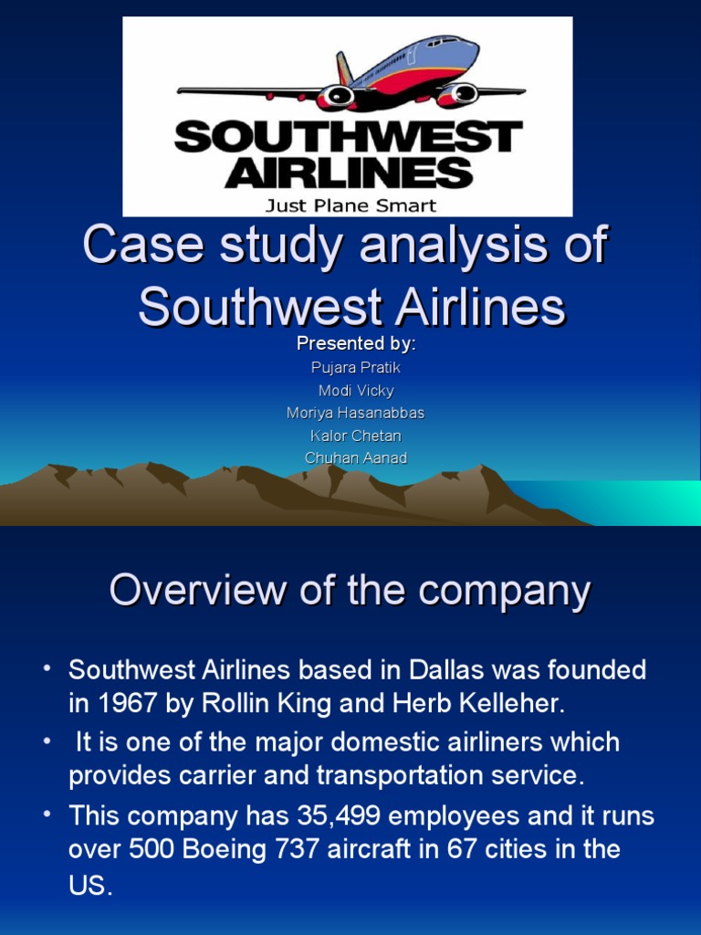 Southwest Airlines Case Study Analysis | PDF | Southwest Airlines ...