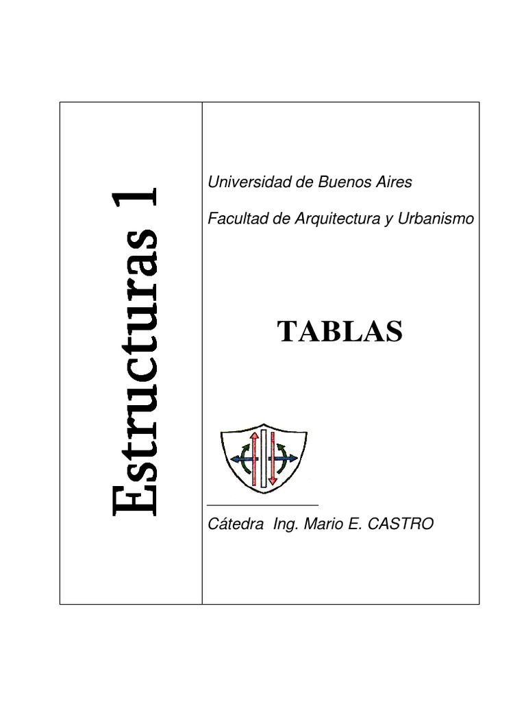 Tablas Estructuras 2015 | PDF | Loseta | Hormigón