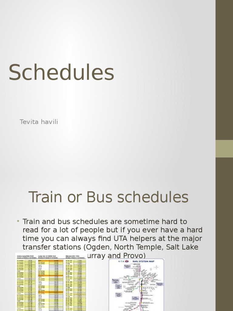 Schedules | PDF | Foreign Language Studies