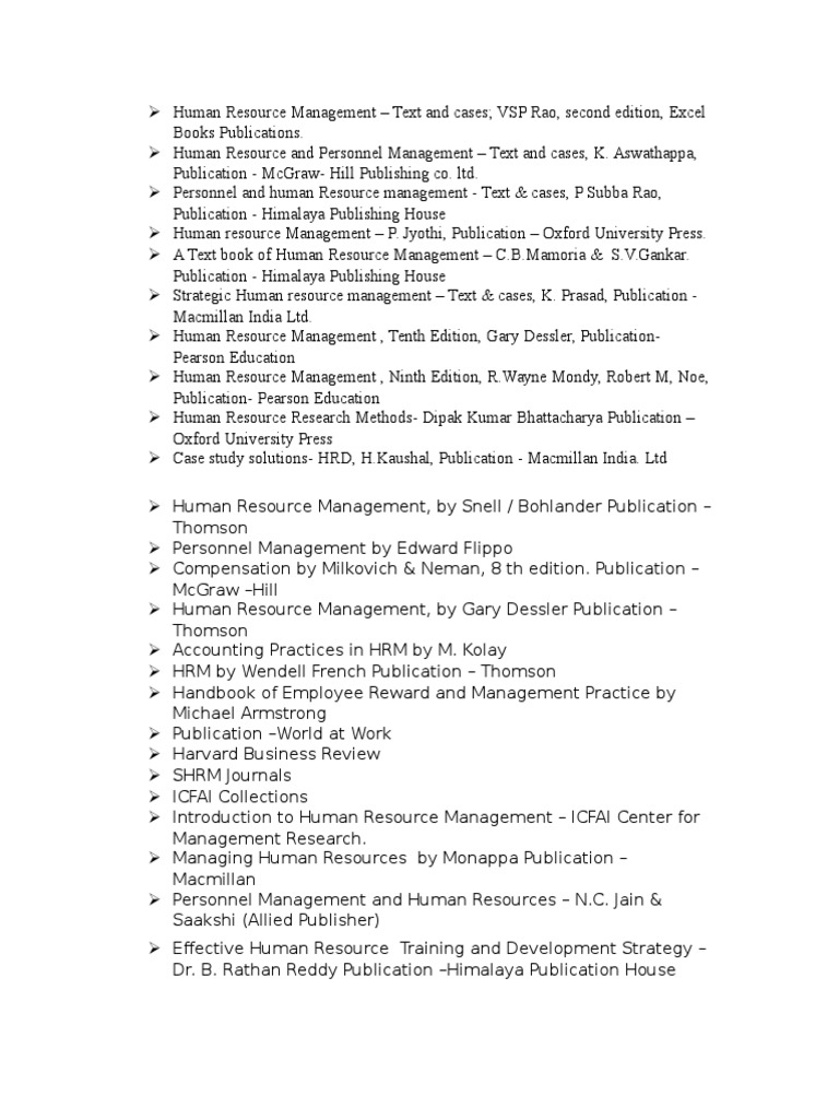 HR Books 123 | PDF | Systems Psychology | Human Resource Management