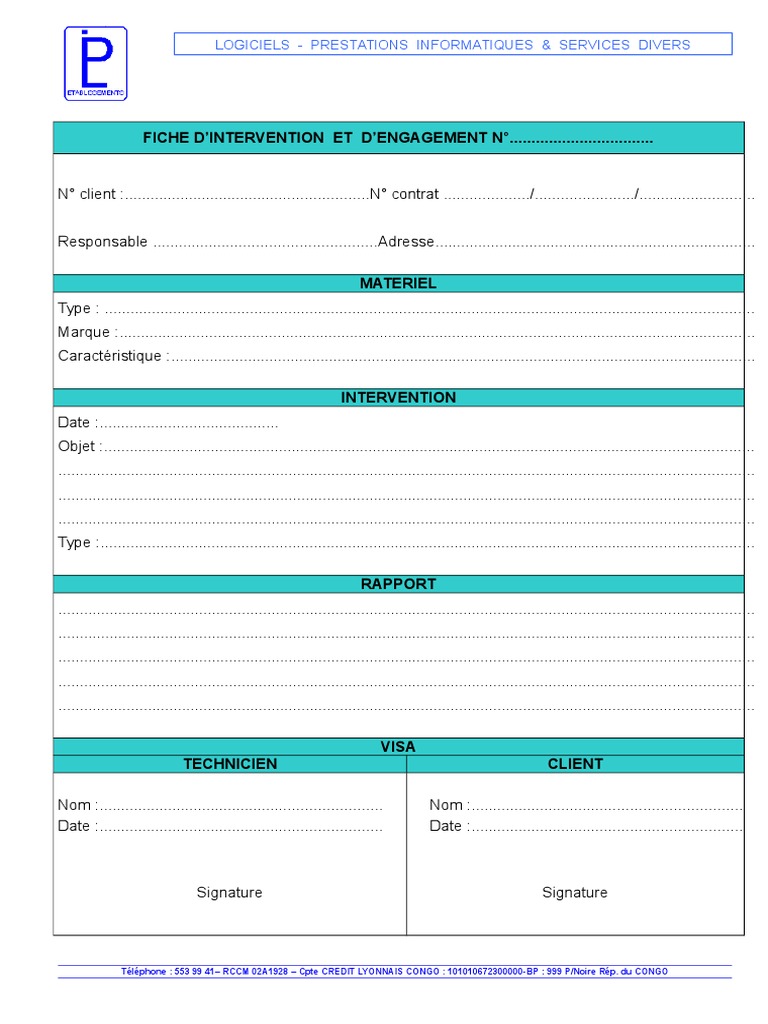 Fiche Intervention | PDF