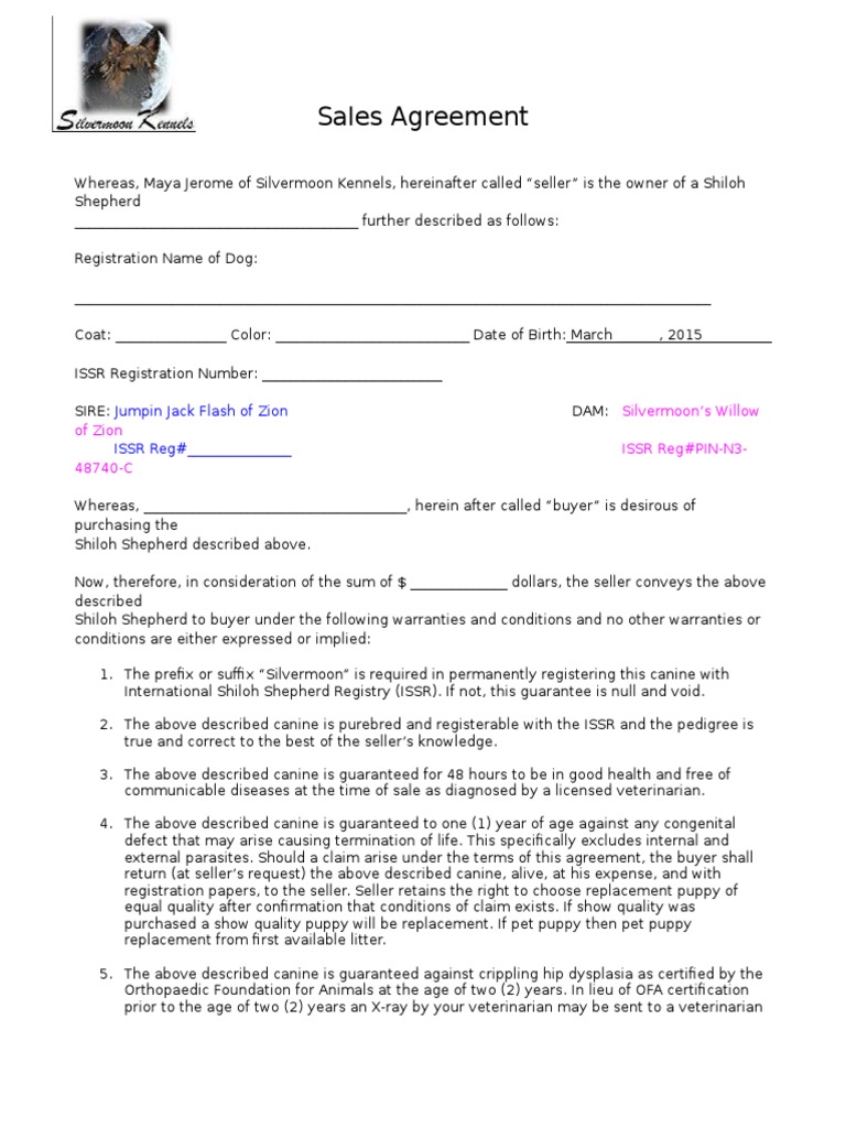 puppy-sales-contract-pdf-dogs-subspecies-of-canis-lupus
