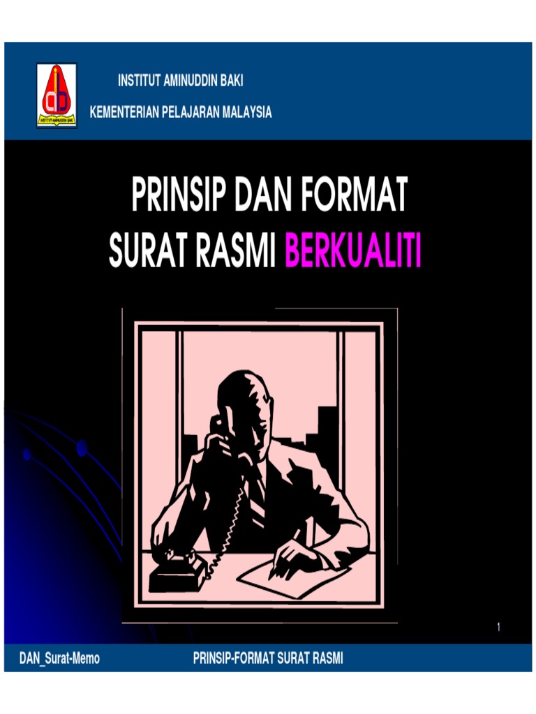 Prinsip Format Surat Rasmi | PDF