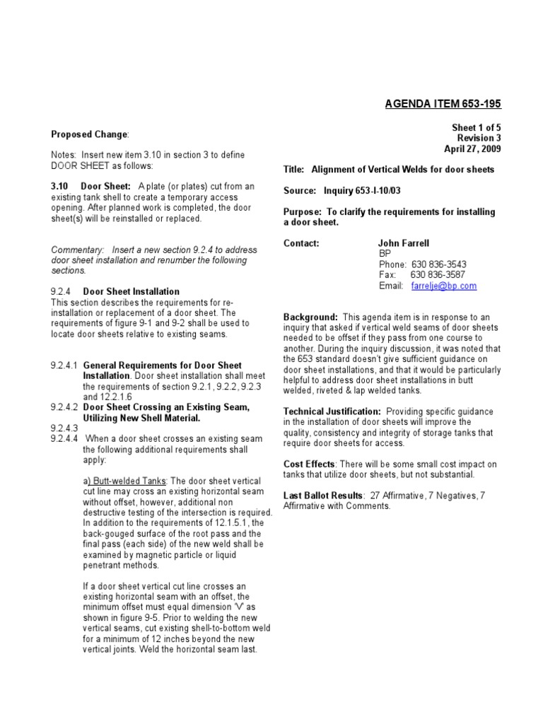 Door Sheet | PDF | Structural Steel | Rivet