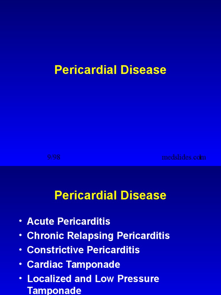 Pericardial disease.ppt | Heart | Cardiovascular System