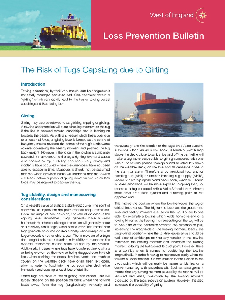 Girding of Tug Boat | Download Free PDF | Tugboat | Stern