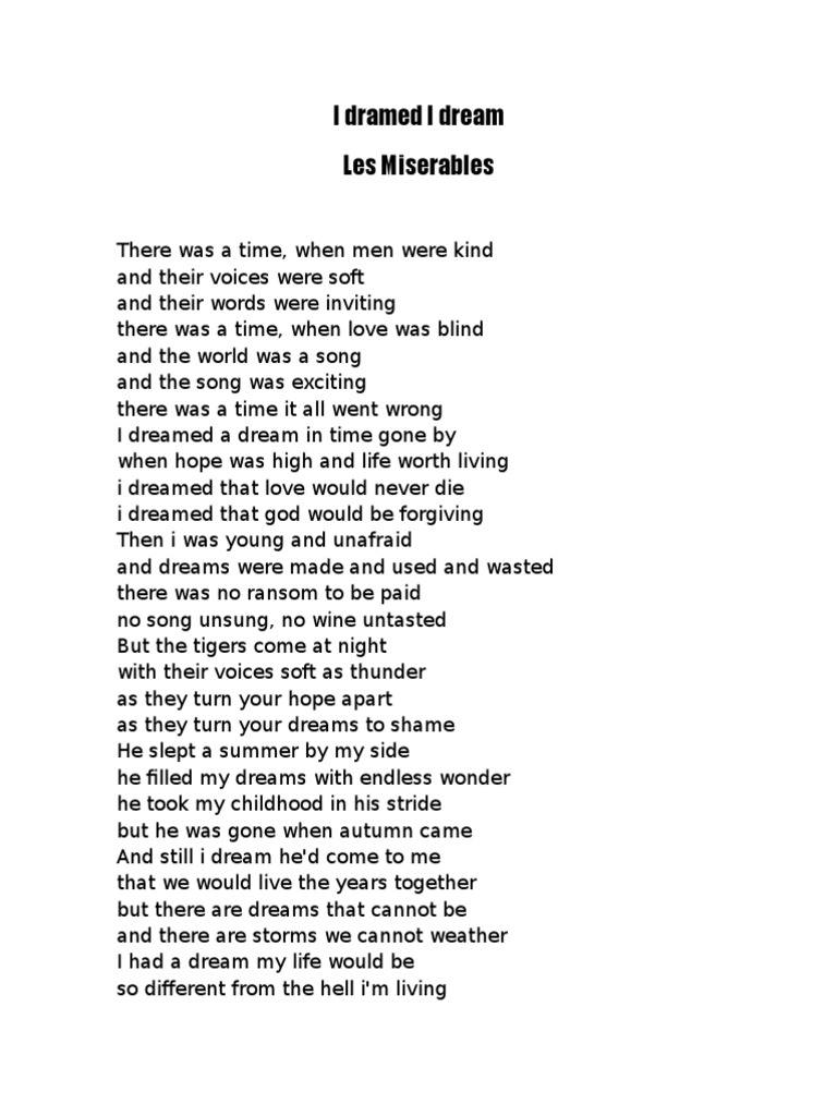 Dreams and Lost Hopes | PDF | Poetry | Art