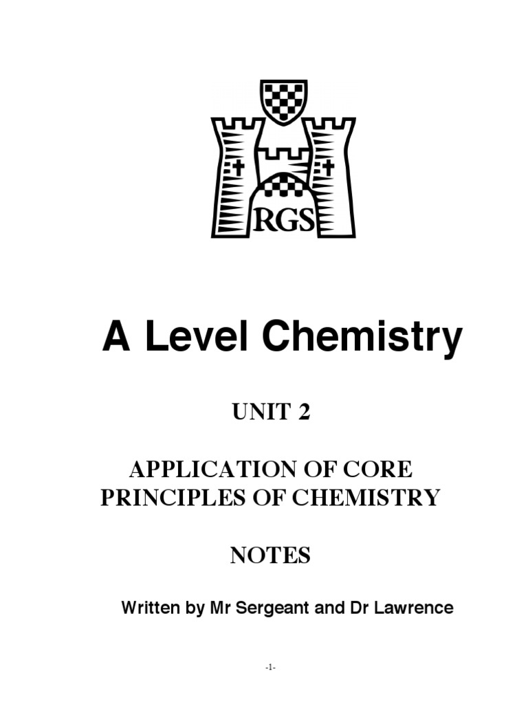 Chemistry Unit 2 Notes | PDF