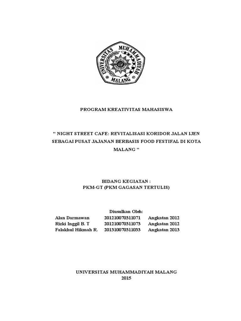 PKM GT | PDF | Perjalanan
