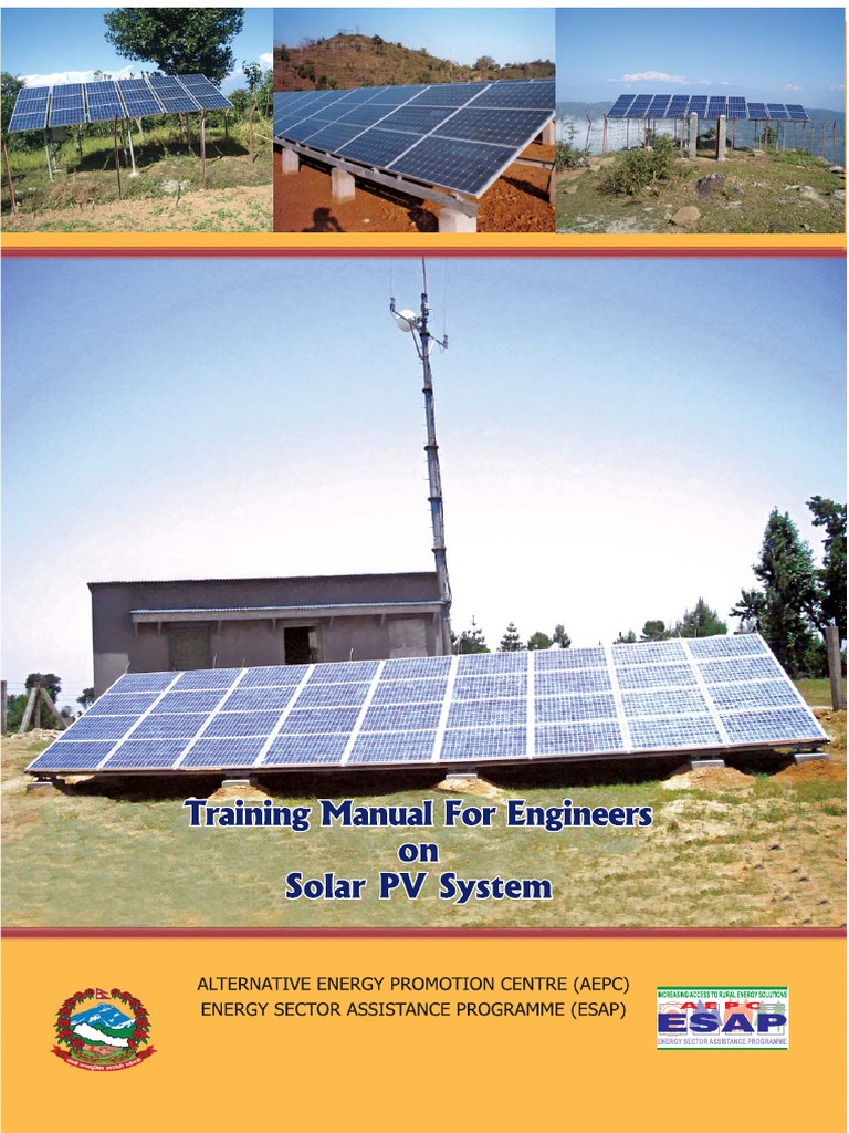 Training Manual For Engineers On Solar PV System | PDF | Ac Power ...