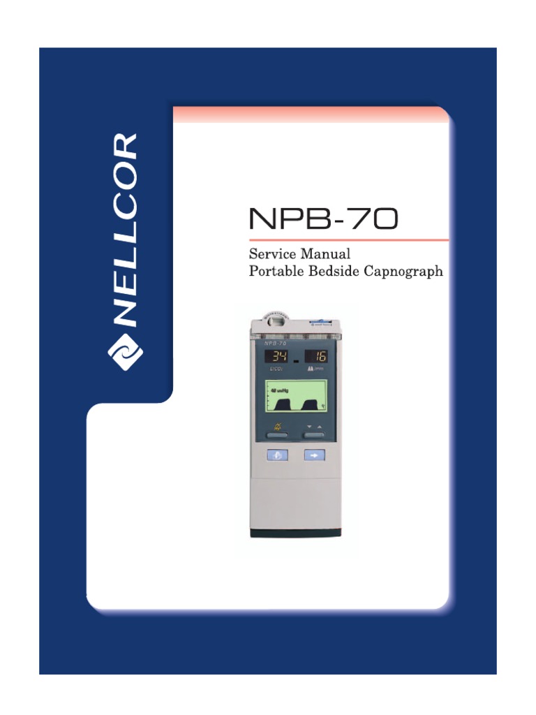 Nellcor NBP-70 Service Manual | PDF | Troubleshooting | Calibration