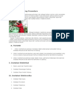 Form Ceklis Inspeksi Electrical | PDF