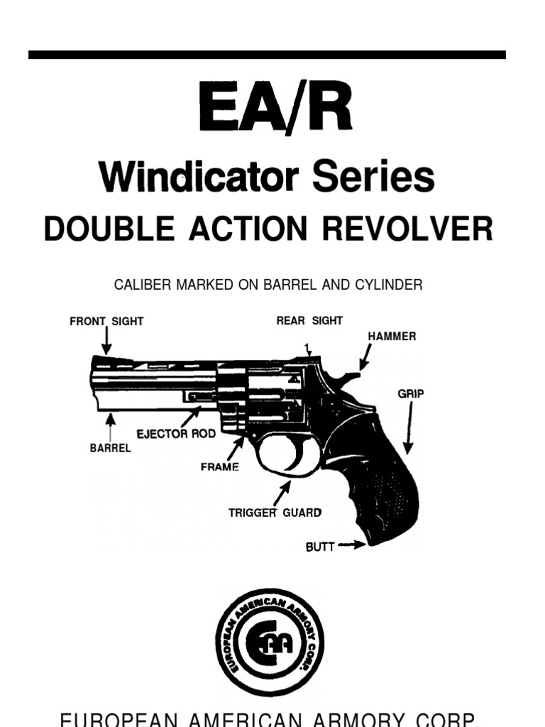 EAA Windicator | PDF | Revolver | Trigger (Firearms)