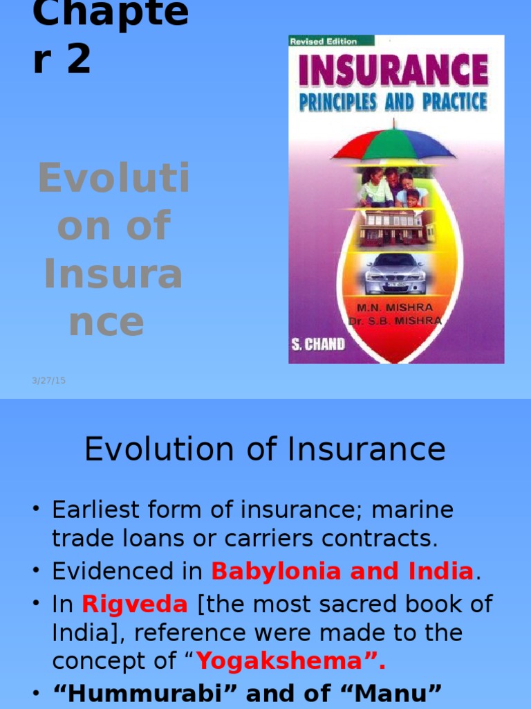 History and Evolution of Insurance | PDF | Insurance | Industries