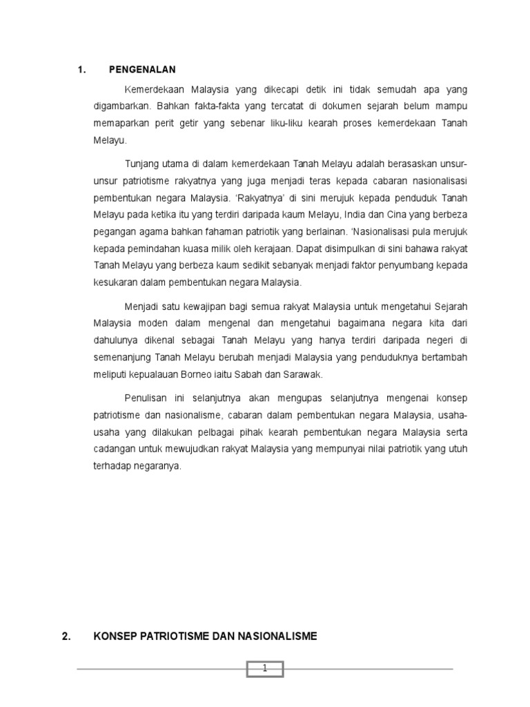 Patriotisme Dan Nasionalisme Pdf