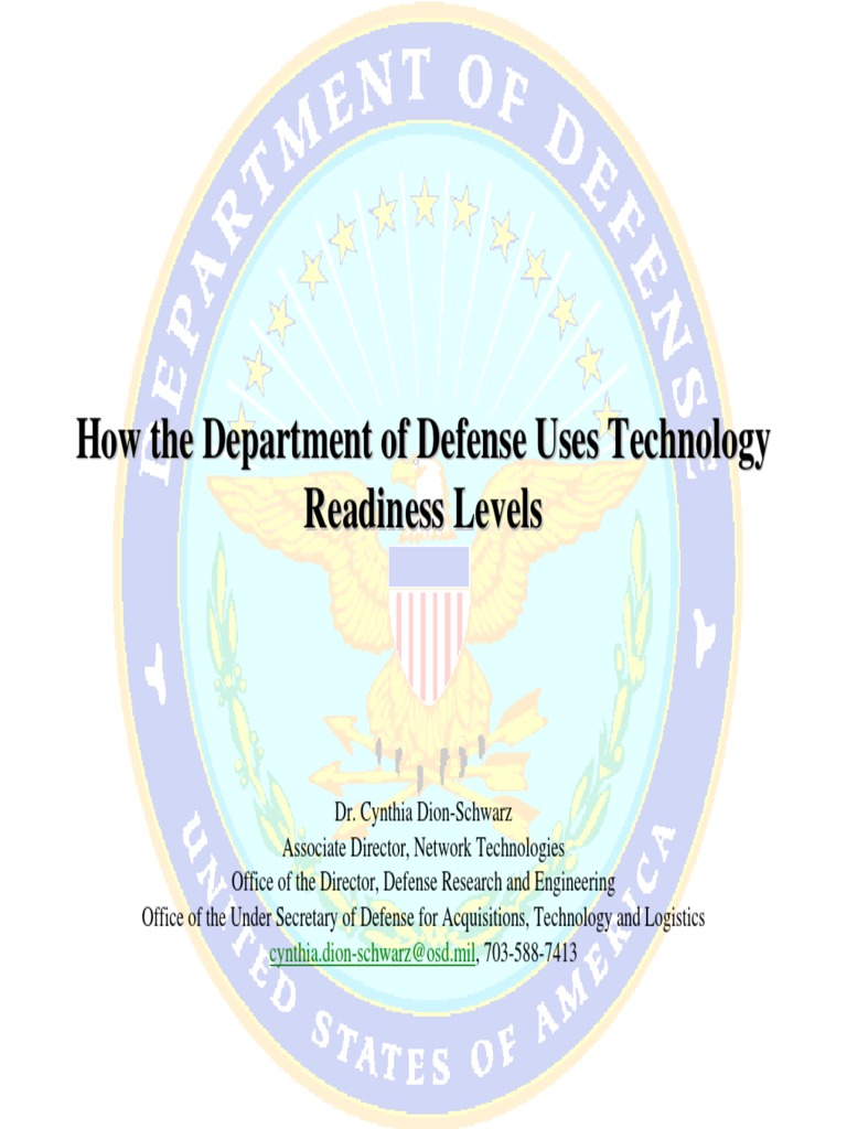 How The DoD Uses TRL (Dion-Schwarz 2009) | PDF | Prototype | Simulation