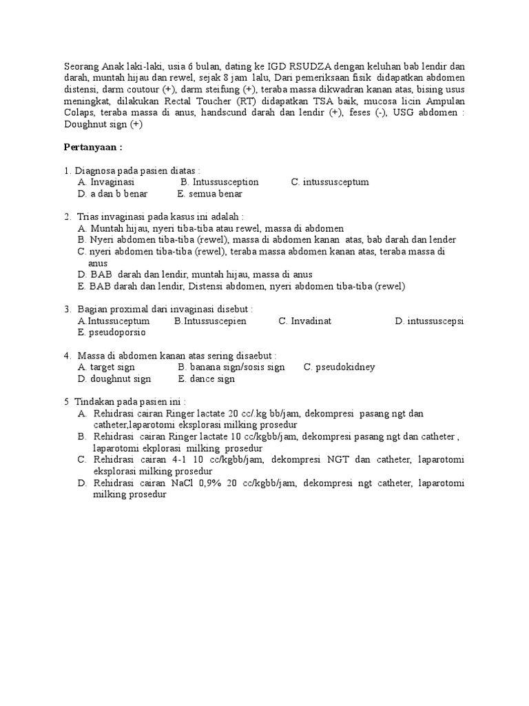 Soal Osca B.anak | PDF | Sains & Matematika