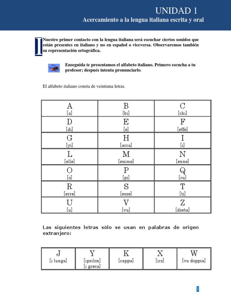 Introducción a la fonética italiana | PDF | Coma | Lengua española
