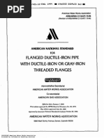 AWWA C600 1999 Installation of Ductile | PDF | Pipe (Fluid Conveyance ...
