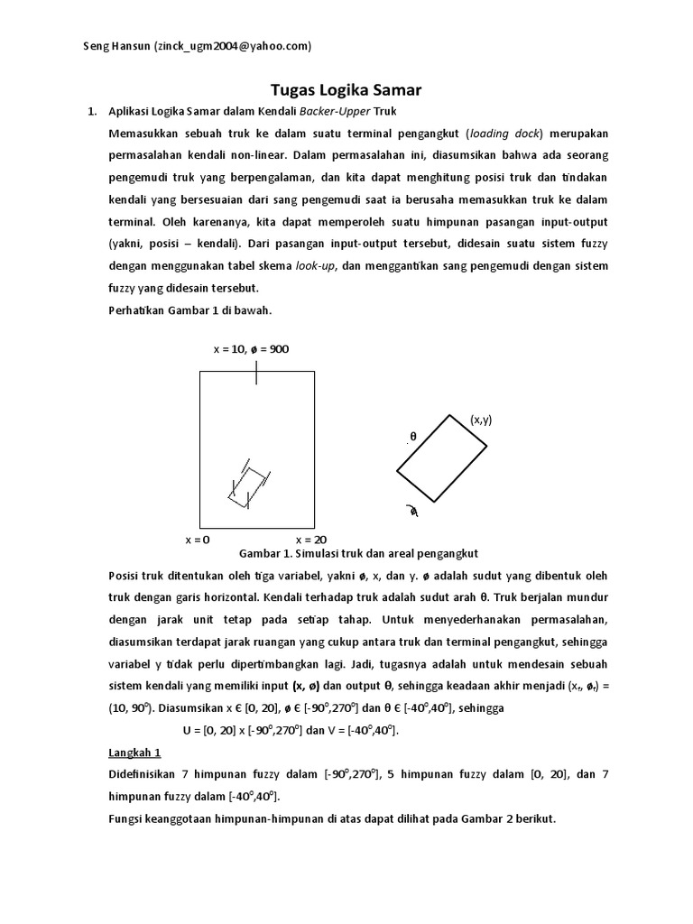 Logika Samar Dalam Kendali Truk Dan Time Series | PDF | Sains ...