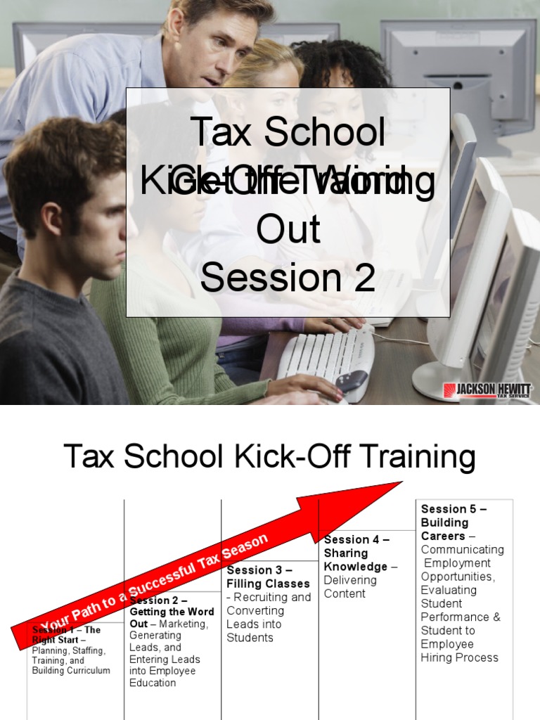 Tax School Kick-Off Training Session 2 Get The Word Out | PDF ...