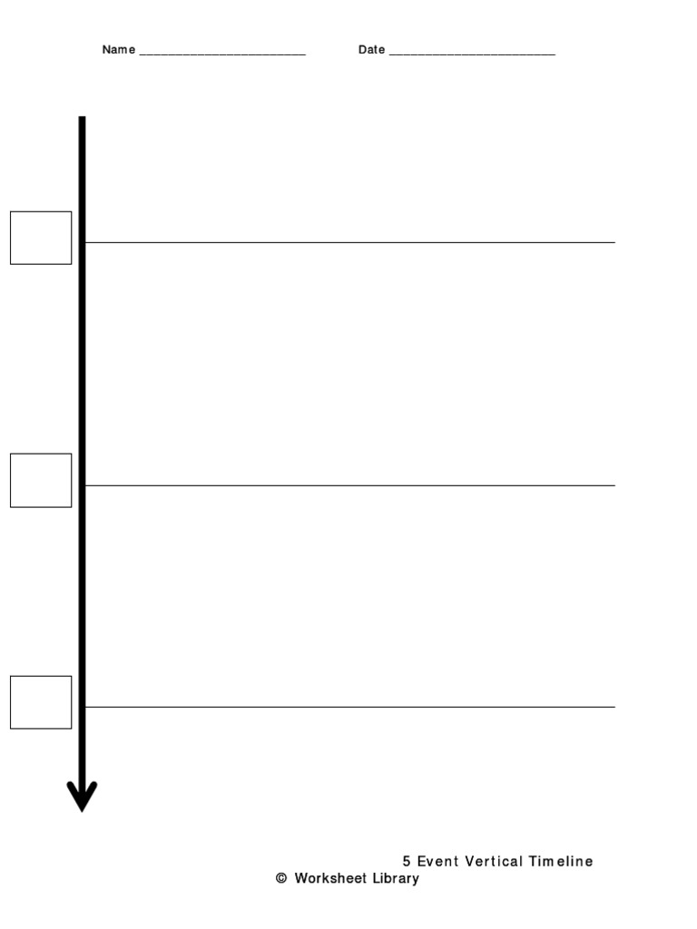 3 Event Vertical Timeline | PDF