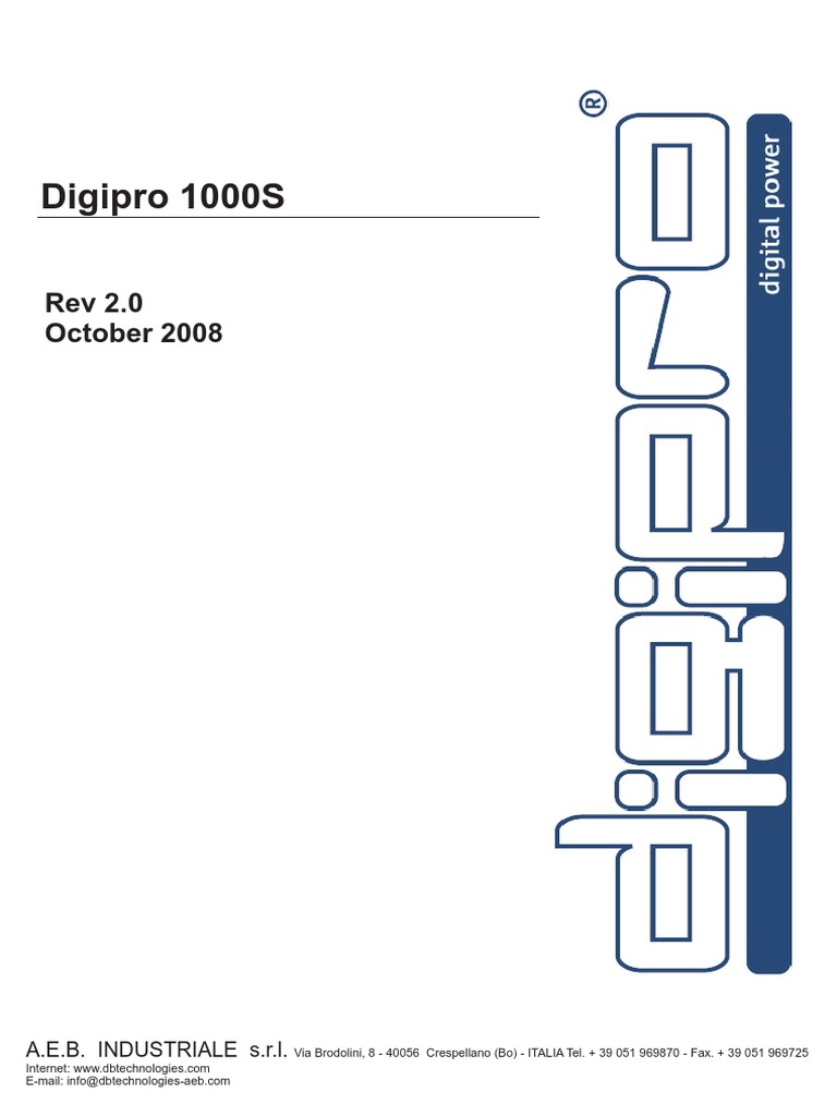 DIGIPRO 1000s REV2.0.pdf Manuel Pancho PDF | PDF | Mains Electricity | Electrical Engineering