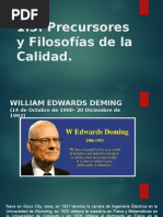 Linea Del Tiempo de Los Precursores de La Calidad | PDF | Procesos de negocio | Calidad