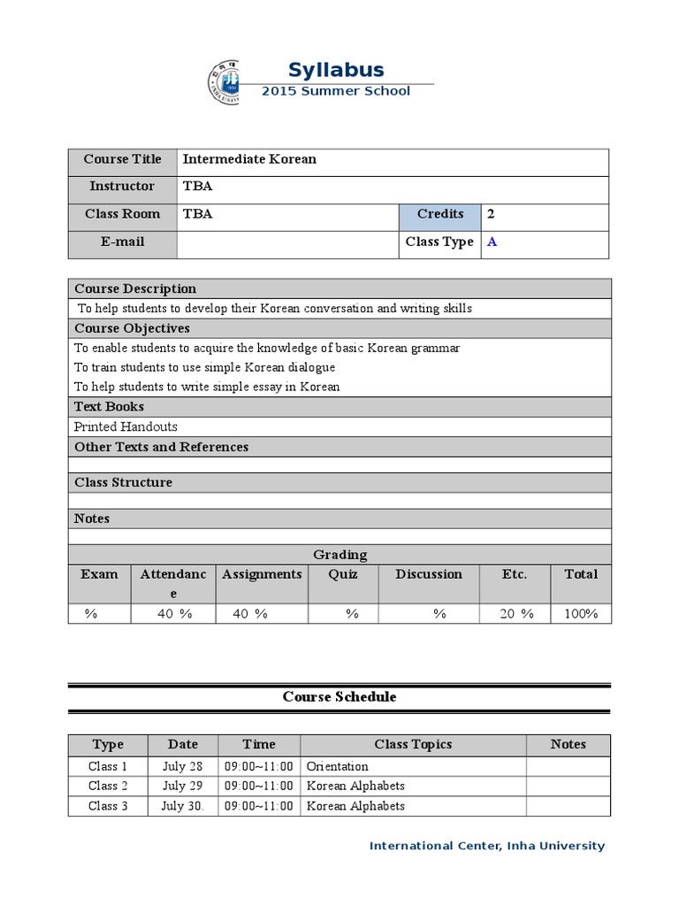 03 Intermediate Korean | PDF | Career & Growth