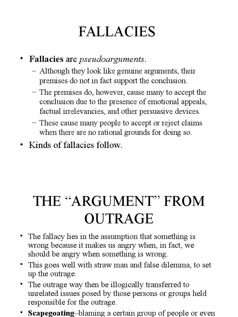 5 More Rhetorical Devices | Relativism | Fallacy