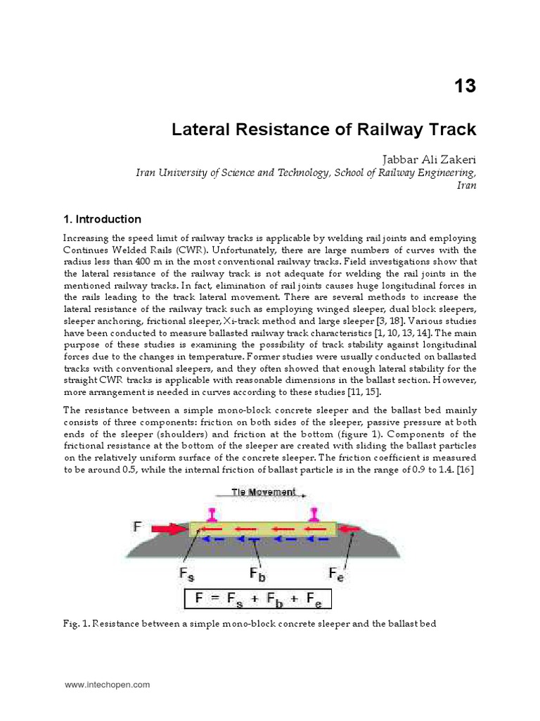 Track Lateral Resistance | PDF | Track (Rail Transport) | Rail Transport