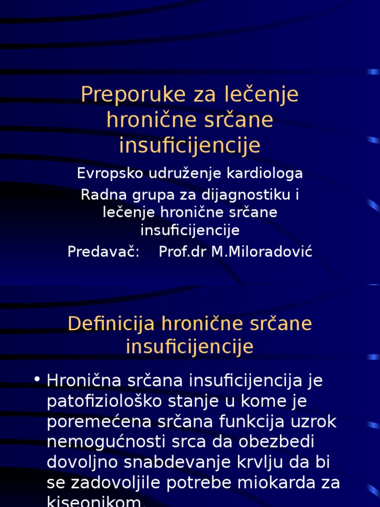 Seminar Srcana Insuficijencija | PDF