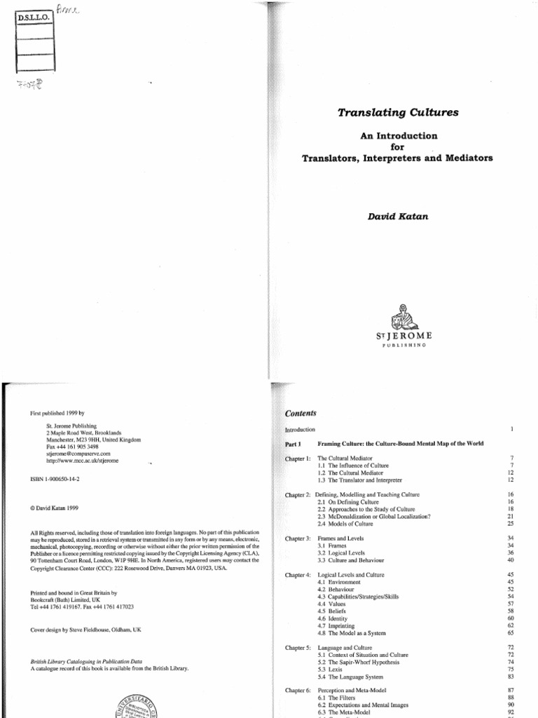 Translating Cultures - An Introduction For Translators Interpreters and ...
