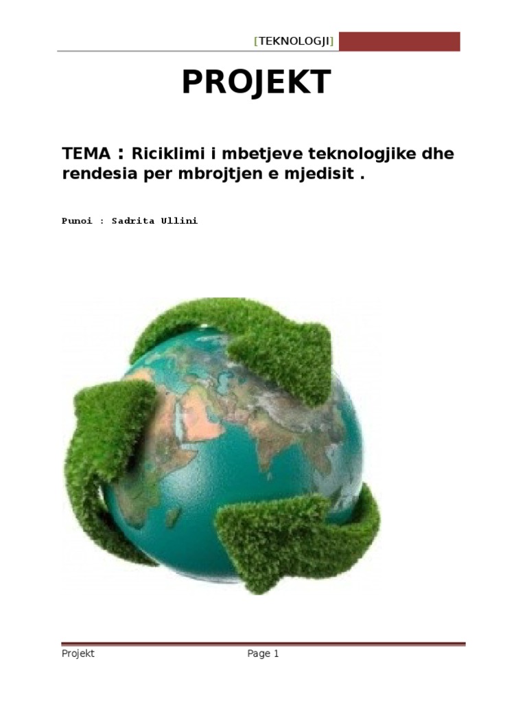 Riciklimi | PDF
