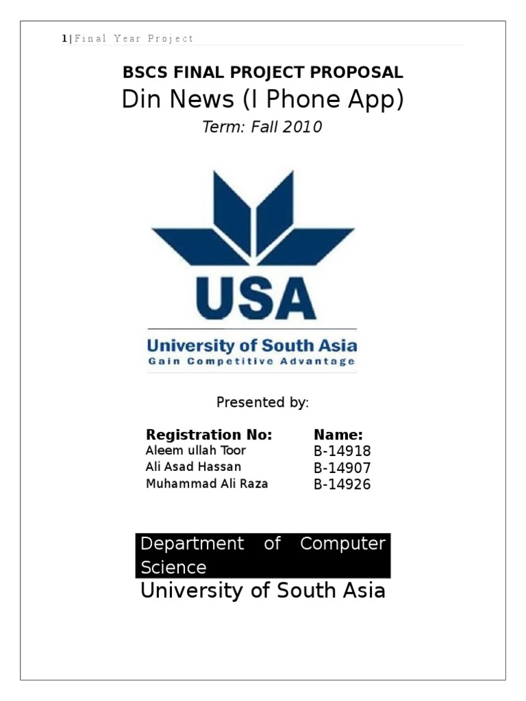 BSCS Final Project Proposal | PDF | Json | Risk Management