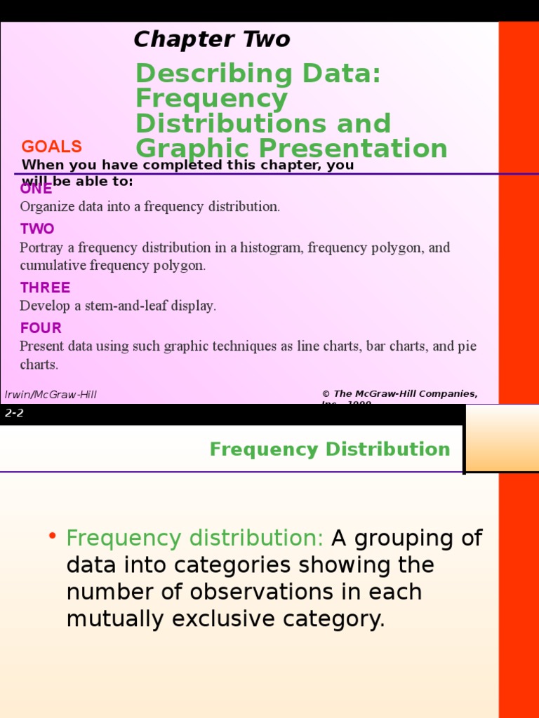 Describing Data: Frequency Distributions and Graphic Presentation | PDF ...