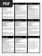 D&D 5e Quick Reference | PDF | Perception | Leisure