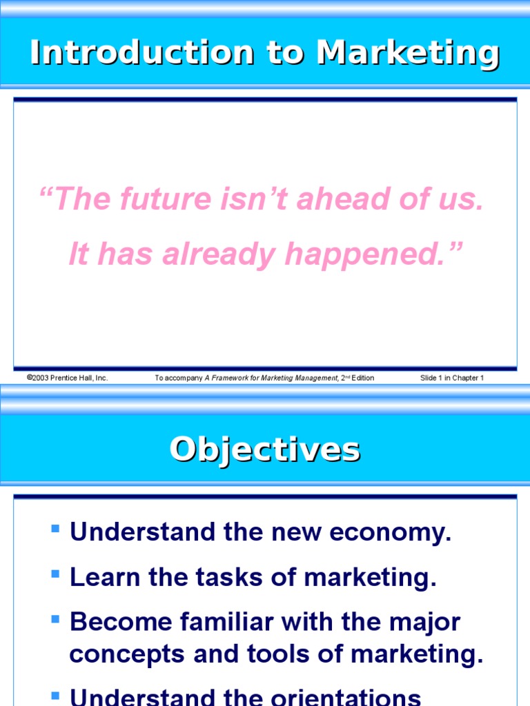 Introduction To Marketing | PDF | Marketing | Market (Economics)