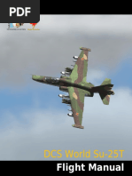 Su-25T Cockpit Guide | PDF | Takeoff | Landing Gear