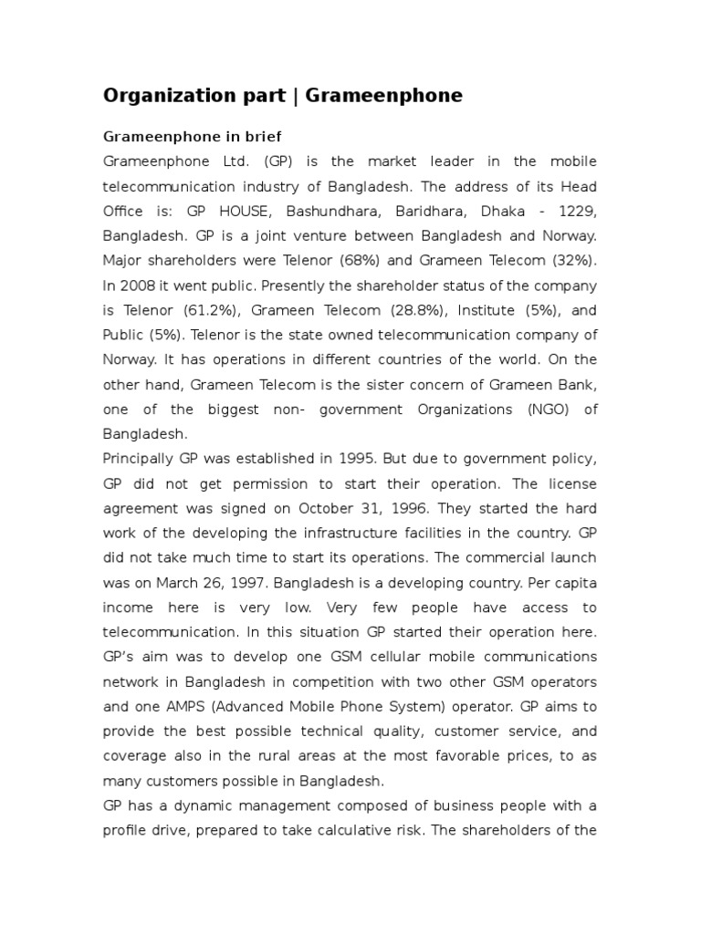 Organization Structure GP | PDF | Brand | Business