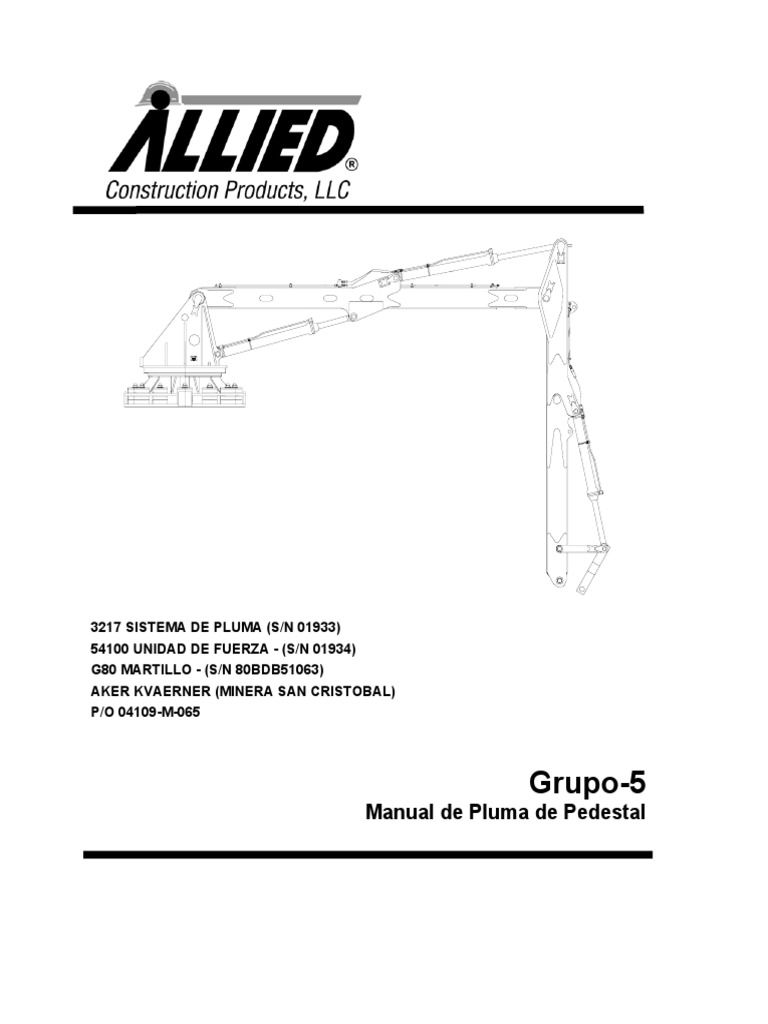 Manual Pluma Pica Roca M065-SN-01933 - 3217 | PDF | Bomba | Herramientas