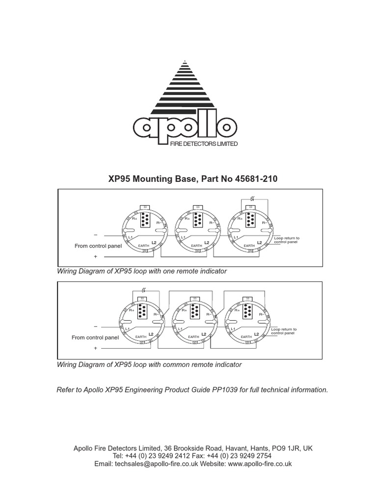 XP95 Base Wiring Diagram Guide | PDF