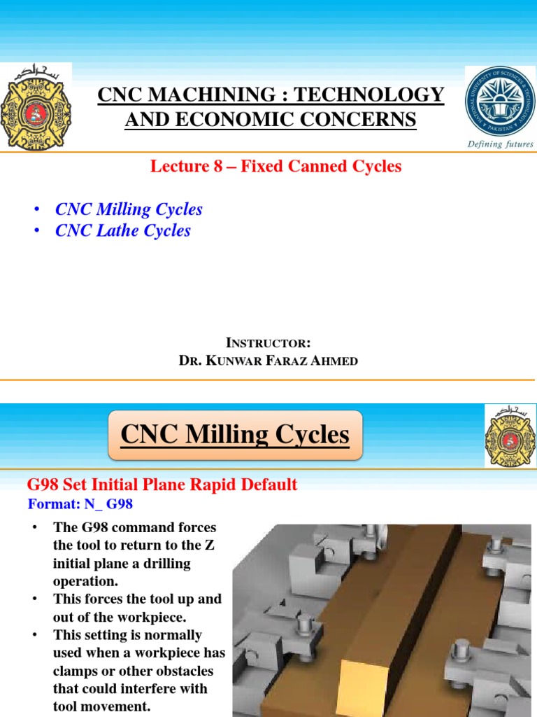 CNC Canned Cycle Programming Guide | PDF | Drilling | Machining
