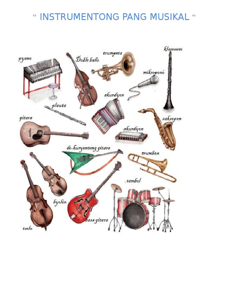 Instrumentong Pang Musikal | PDF