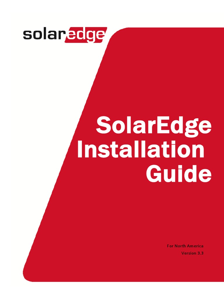 SolarEdge Single and Three Phase Inverter User Manual Na | PDF | Power ...