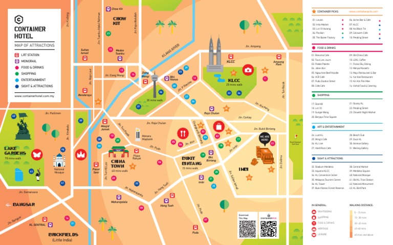 Chow KIT: Map of Attractions | PDF